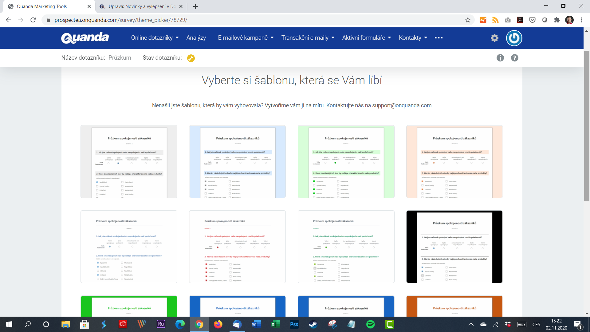 New functions and improvements in Questionnaires | Quanda
