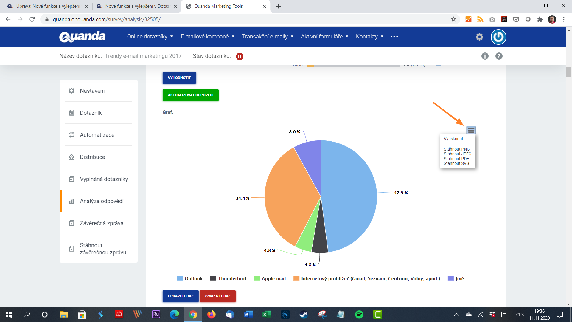 New functions and improvements in Questionnaires | Quanda